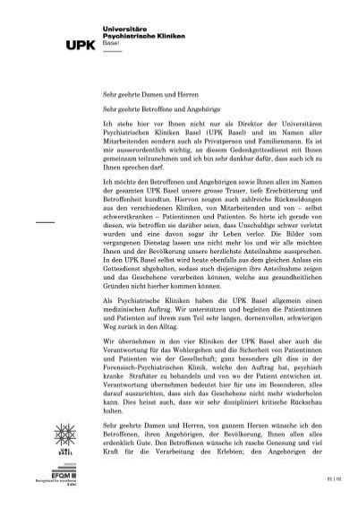 Sehr Geehrte Damen Und Herren Sehr Geehrte Betroffene Und