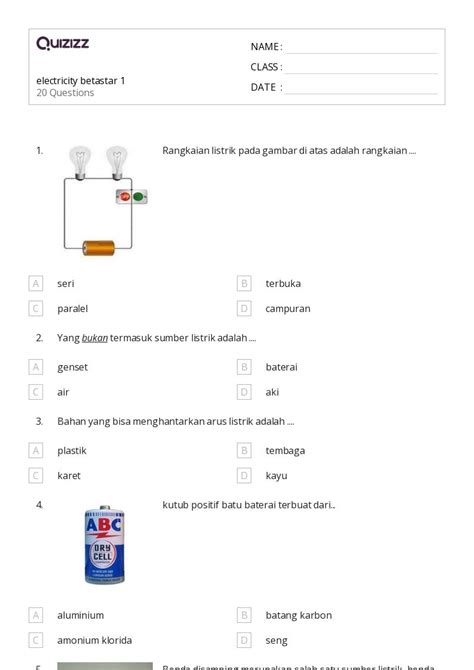 50 Lembar Kerja Energi Potensial Pegas Dan Hukum Kait Untuk Kelas 9 Di