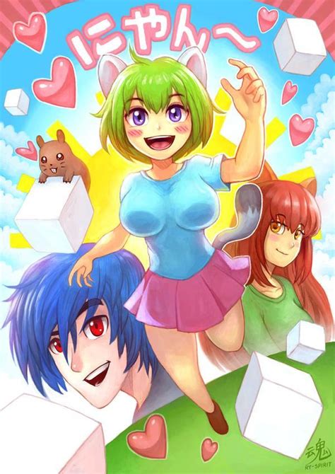 Fan Art Nyan~ Neko Sugar Girls Know Your Meme