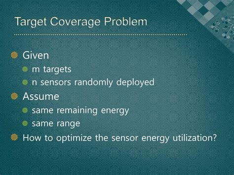 ppt energy efficient target coverage in wireless sensor networks powerpoint presentation id