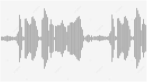 Ilustración De Vector De Onda De Sonido Moderno Gratis Png Y Psd PNG
