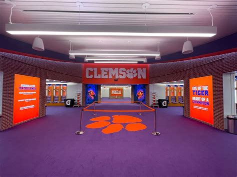 Get A Look At Clemsons New Tiger Walk Locker Room Built By Birmingham