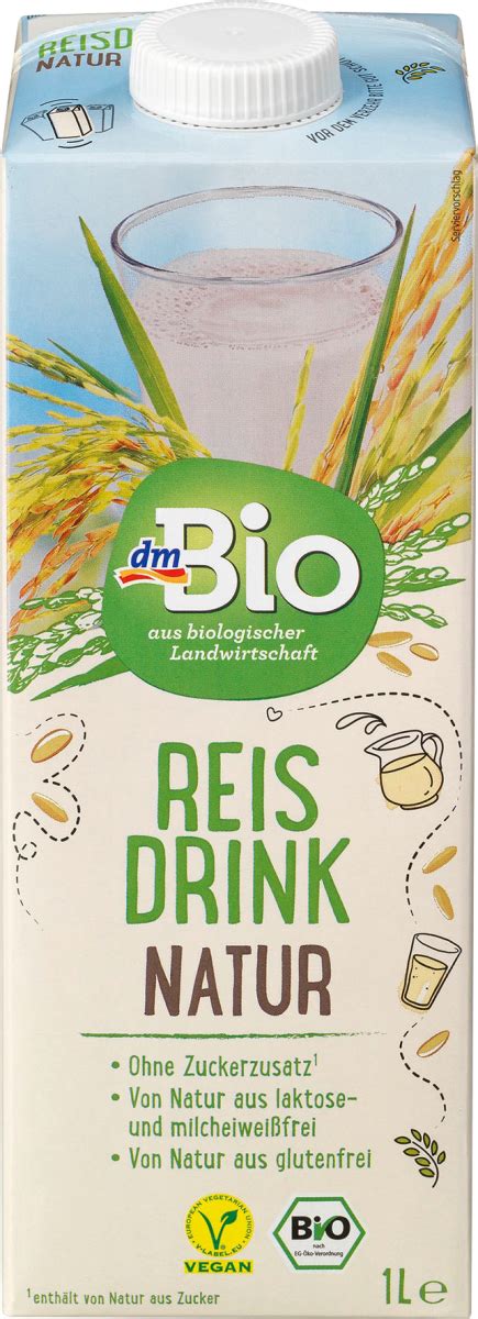 dmBio Pflanzendrink Reis Drink natur 1 l dauerhaft günstig online