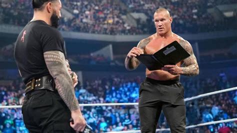 Randy Orton Roman Reigns Contract Signing Segment WWE SmackDown
