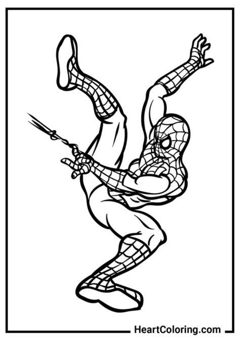 Dibujos De Spider Man Para Colorear Imprimir En A4