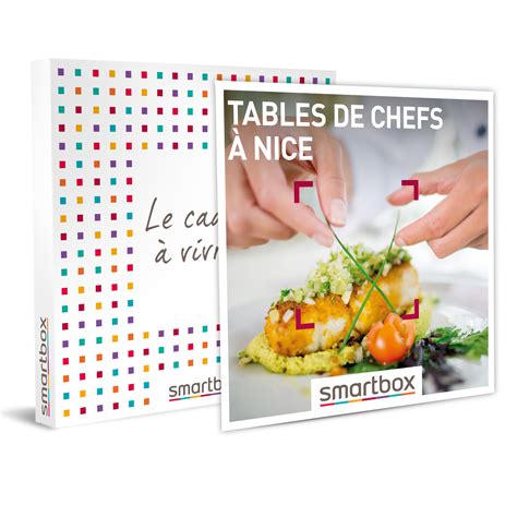 SMARTBOX Coffret Cadeau TABLES DE CHEFS À NICE 10 restaurants