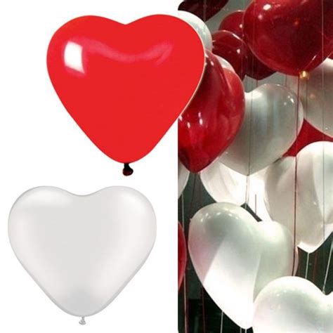 Ballons En Forme De Coeur Lot De 8