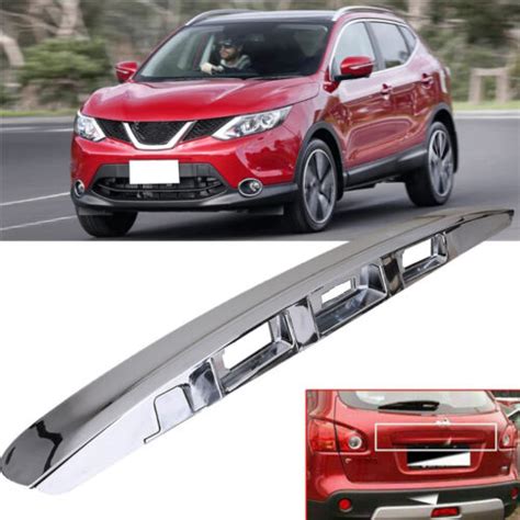 Griffleiste Heckklappe Leiste Blende Trim F R Nissan Qashqai J Chrom