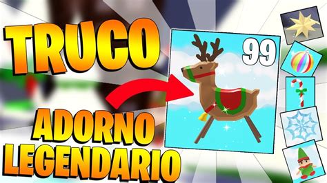 TRUCO COMO TENER ADORNOS LEGENDARIO PARA TU ÁRBOL DE NAVIDAD EN ADOPT