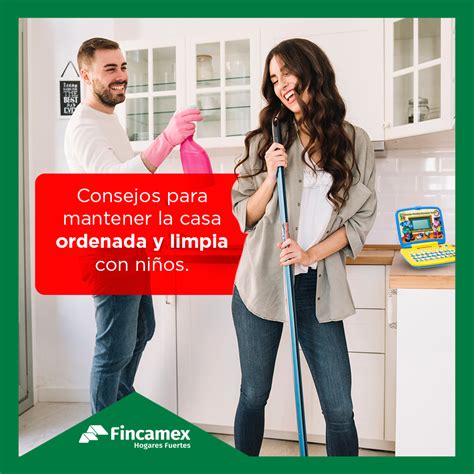 Consejos para mantener la casa ordenada y limpia con niños Fincamex