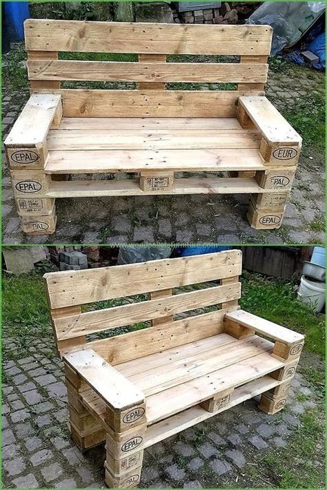 37 top idées de bancs en palettes à fabriquer soi même