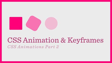 CSS Animation Keyframes CSS Animations Series Part 2 YouTube