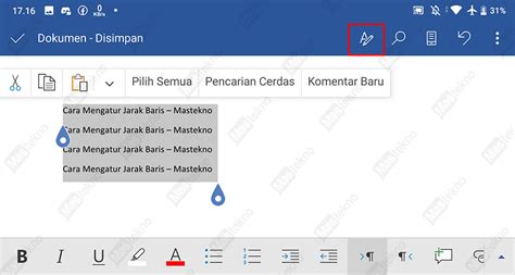 Cara Mengatur Jarak Baris Atau Line Spacing Di Ms Word Lengkap Dengan