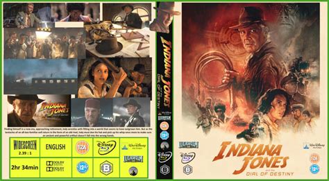 Indiana Jones And The Dial Of Destiny 2023 Custom RB Blu Ray Cover