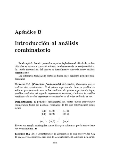 analisis combinatorio pdf pdf permutación combinatoria