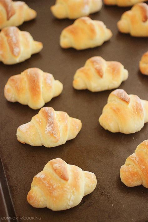 Buttery No Knead Crescent Rolls The Comfort Of Cooking