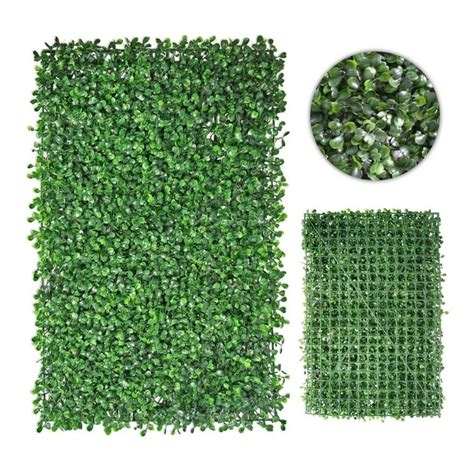 Kit 5 Placas De Planta Grama Artificial Buchinho Mural Decoração De