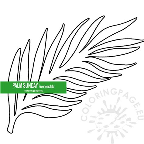 Palm Branch Printable