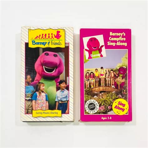 Barney Barneys Campfire Sing Along Vhs Eur Picclick Fr
