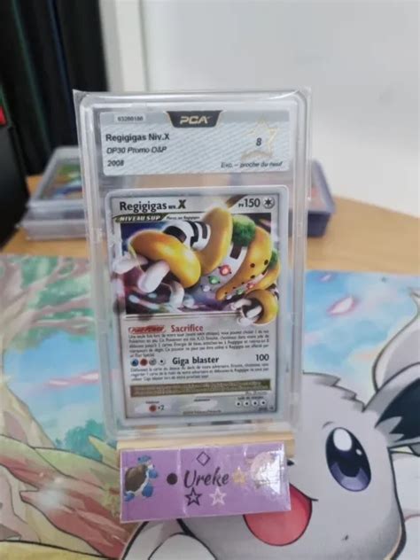 CARTE POKÉMON GRADÉE Regigigas Niv X PCA 8 DP30 Promo Diamant Et Perle