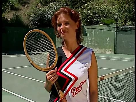 Sexy Slut On A Tennis Court Loves To Have Her Asshole Filled Up With