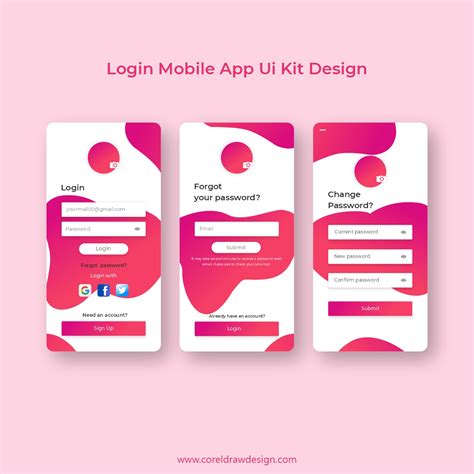 Of The Best Login Screen Examples From Around The Web Off