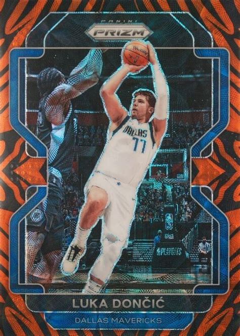 Luka Doncic 2021 Prizm 223 Choice Tiger Stripe SSP Price Guide