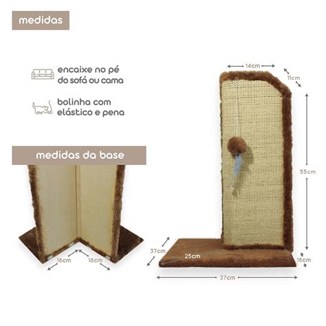 Kit de 4 Arranhadores Canto de Sofá Base Externa Ct Elo7