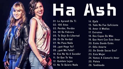 Ha Ash Mix Baladas Romanticas Ha Ash EXITOS Sus Mejores Canciones 2021