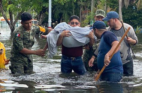 Chetumal Severamente Afectada Por Inundaciones Sedena Aplica Plan GN
