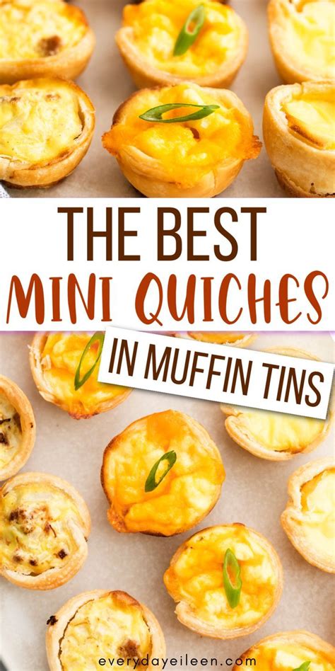 Irresistible Mini Quiches Baked In Muffin Tins