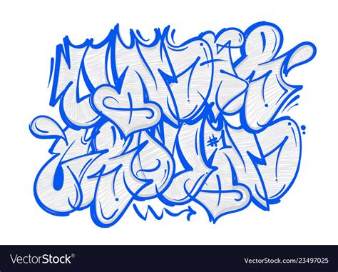 Underground Graffiti Lettering Royalty Free Vector Image