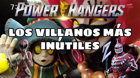 Los Villanos M S In Tiles De Power Rangers Youtube