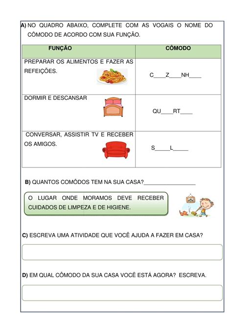 1º ANO Atividades de geografia Lugares públicos e privados Cuca