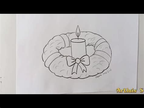 Comment Dessiner Une Couronne De L Avent Youtube
