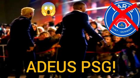URGENTE OLHA COMO FOI A DESPEDIDA DE NEYMAR E MBAPPÉ NO PSG YouTube