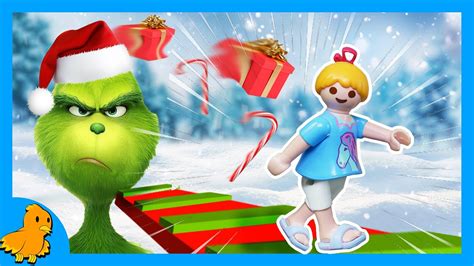 Schafft Es Hannah Vor Dem GRINCH Zu Entkommen Obby Playmobil