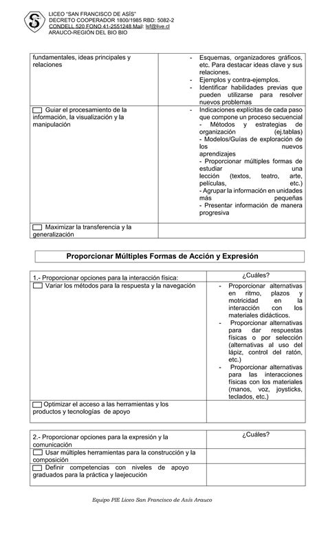 Modelo Plan De Apoyo Individual PAI Docx