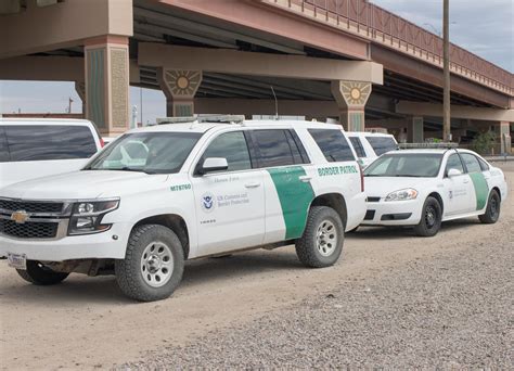 El Paso Texas USA September 29 2022 Border Patrol Vehicles Parked