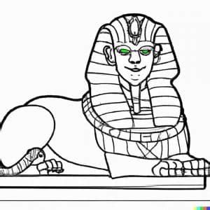 21 Desenhos De Esfinge Para Imprimir E Colorir Pintar