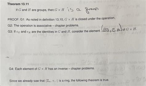 solved p11 prove axiom g4 for theorem 13 11 if g and h are