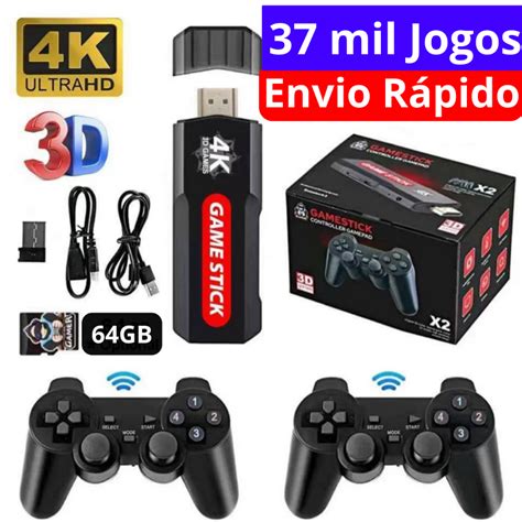 Console Video Game Stick Gd10 Portátil 64GB 37000 Jogos Clássicos