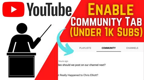 How To Enable Community Tab On Youtube Without 1k Subscribers 2021
