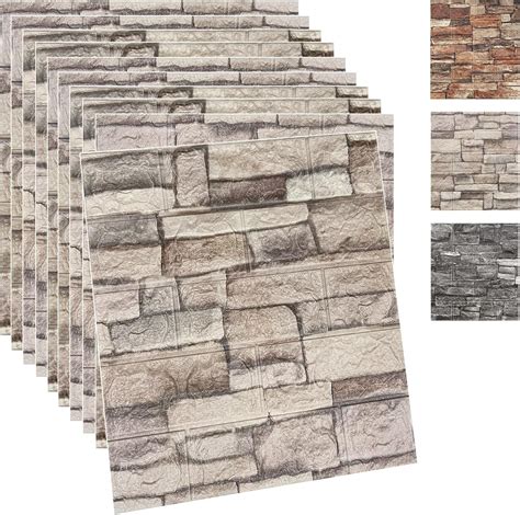 Yutianli Psc D Wall Panels Peel And Stick Faux Brick Wall Panels