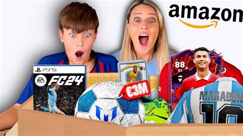 Compre Una Caja Misteriosa De Futbol En Amazon Para Nico Youtube