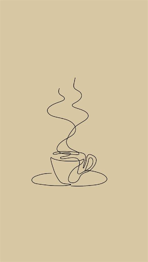 Story Highlight Coffee Floral Wallpaper Phone Pastel Background