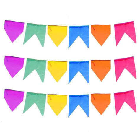 Kit 200 Metros Bandeirinha Festa Junina Julina Bandeirola Decoração