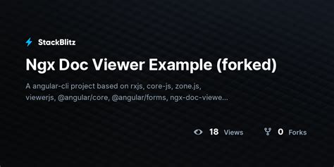 Ngx Doc Viewer Example Forked StackBlitz
