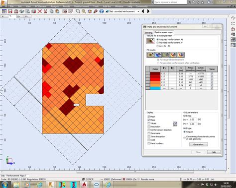 solved reinforcement grid at angle to slab autodesk community