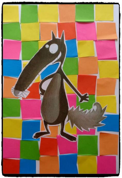 Le Loup qui voulait changer de couleurs Loup Coloriage loup Thème